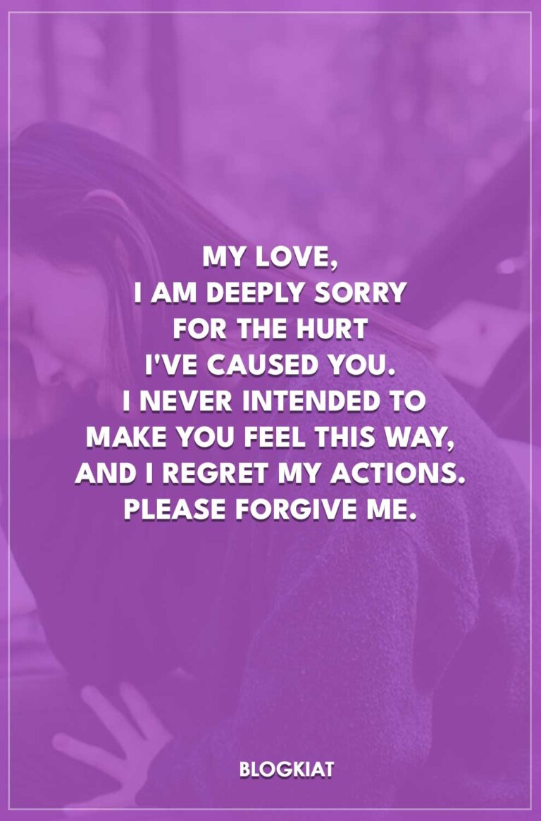 65 Sorry Paragraphs For Her To Show Your Feelings - Blogkiat