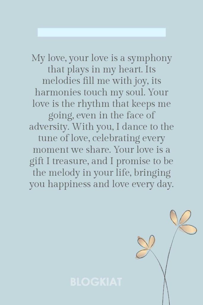 25 Beautiful Long Love Paragraphs to Melt Her Heart - Blogkiat