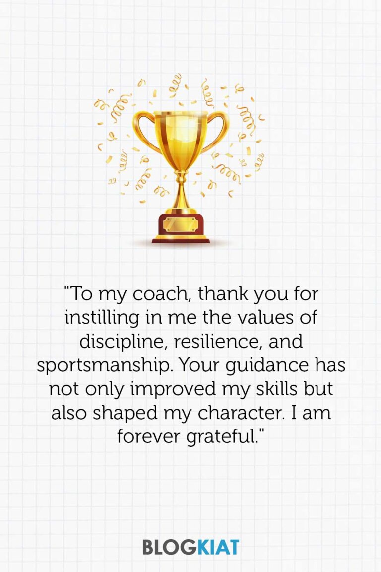 50 Best Thank You Coaches Messages (2024)