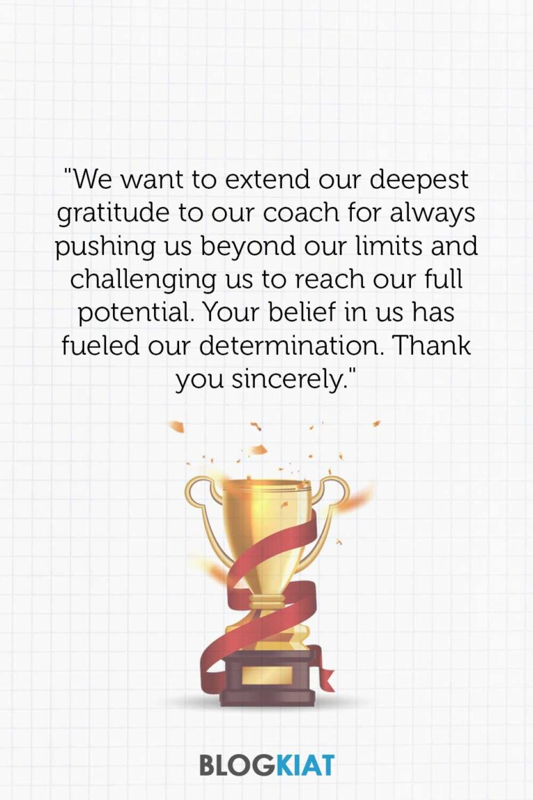 50 Best Thank You Coaches Messages (2024)