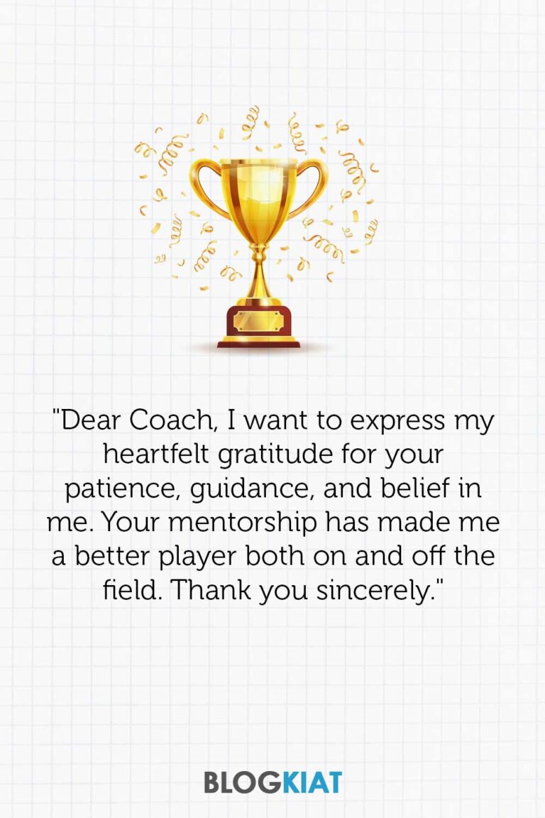 50 Best Thank You Coaches Messages (2024)