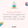 115 Heartwarming One-Month Birthday Wishes for Your Baby Boy!