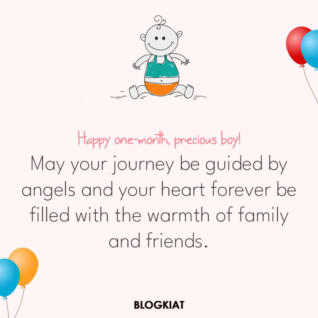 115 Heartwarming One-Month Birthday Wishes for Your Baby Boy!