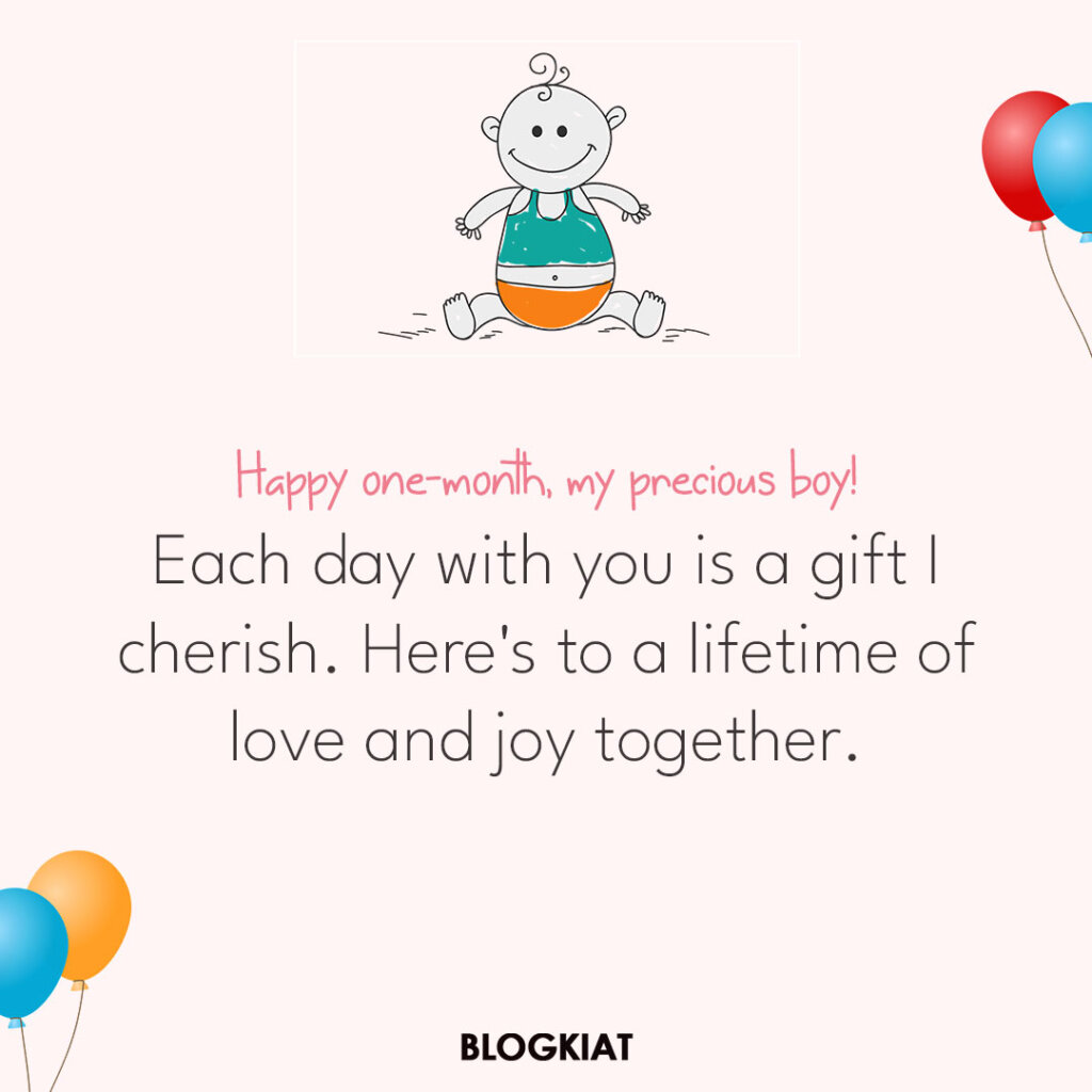 115 Heartwarming One-Month Birthday Wishes for Your Baby Boy!