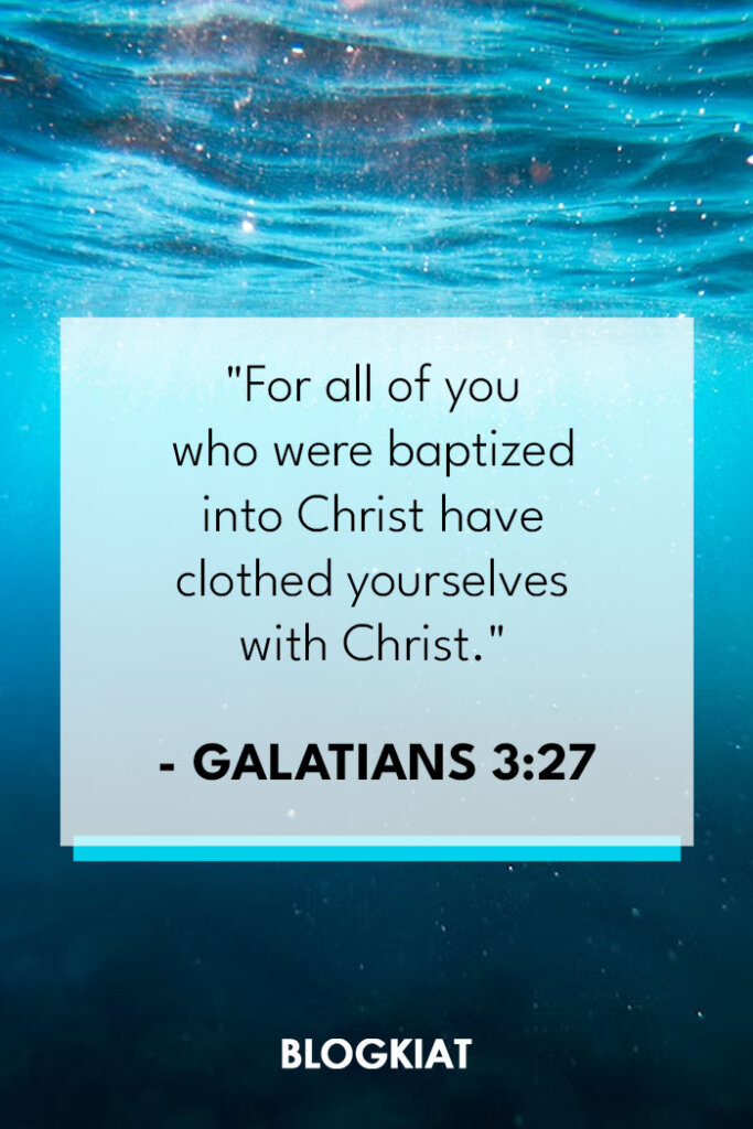 10 Inspiring Baptism Quotes from the Bible - Blogkiat
