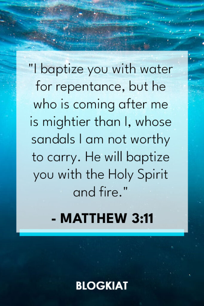 10 Inspiring Baptism Quotes from the Bible - Blogkiat
