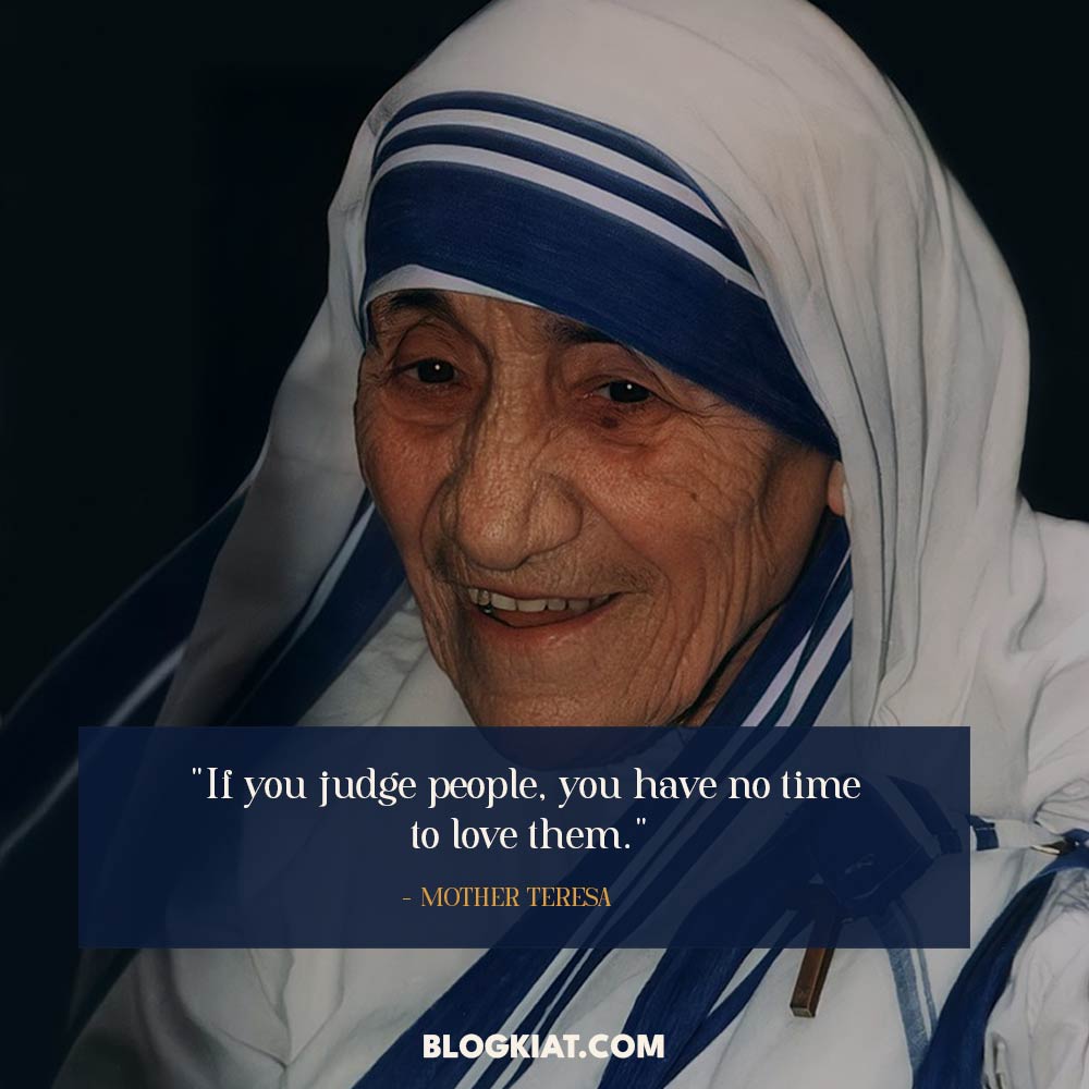 40 Best Mother Teresa Quotes On Kindness Blogkiat