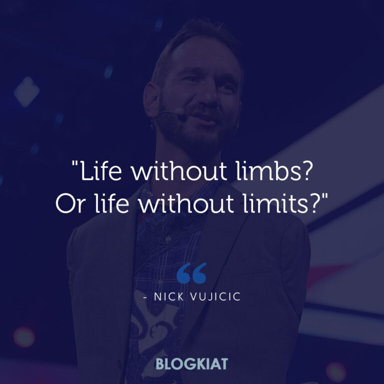 Top 25 Quotes by Nick Vujicic - Blogkiat