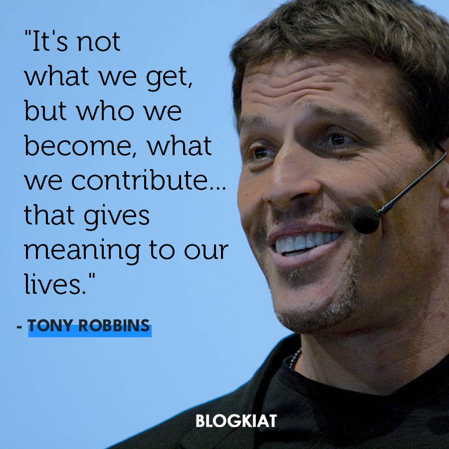 25 Tony Robbins Quotes On Gratitude - Blogkiat