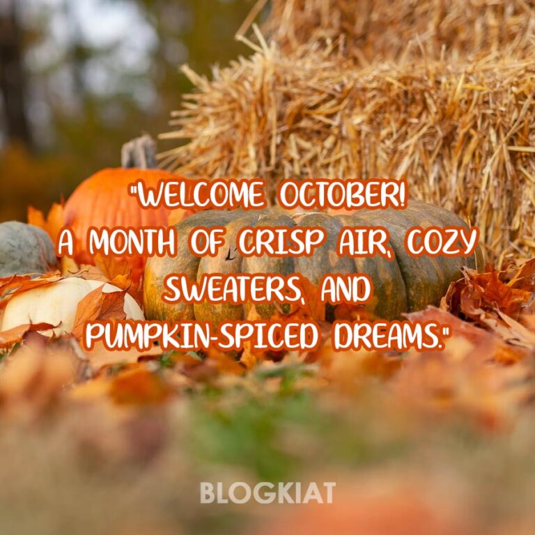 100+ Best October Quotes to Welcome the Season - Blogkiat