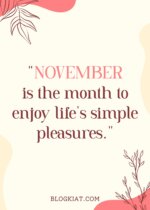 50+ Hello November Quotes to Keep You Motivated - Blogkiat