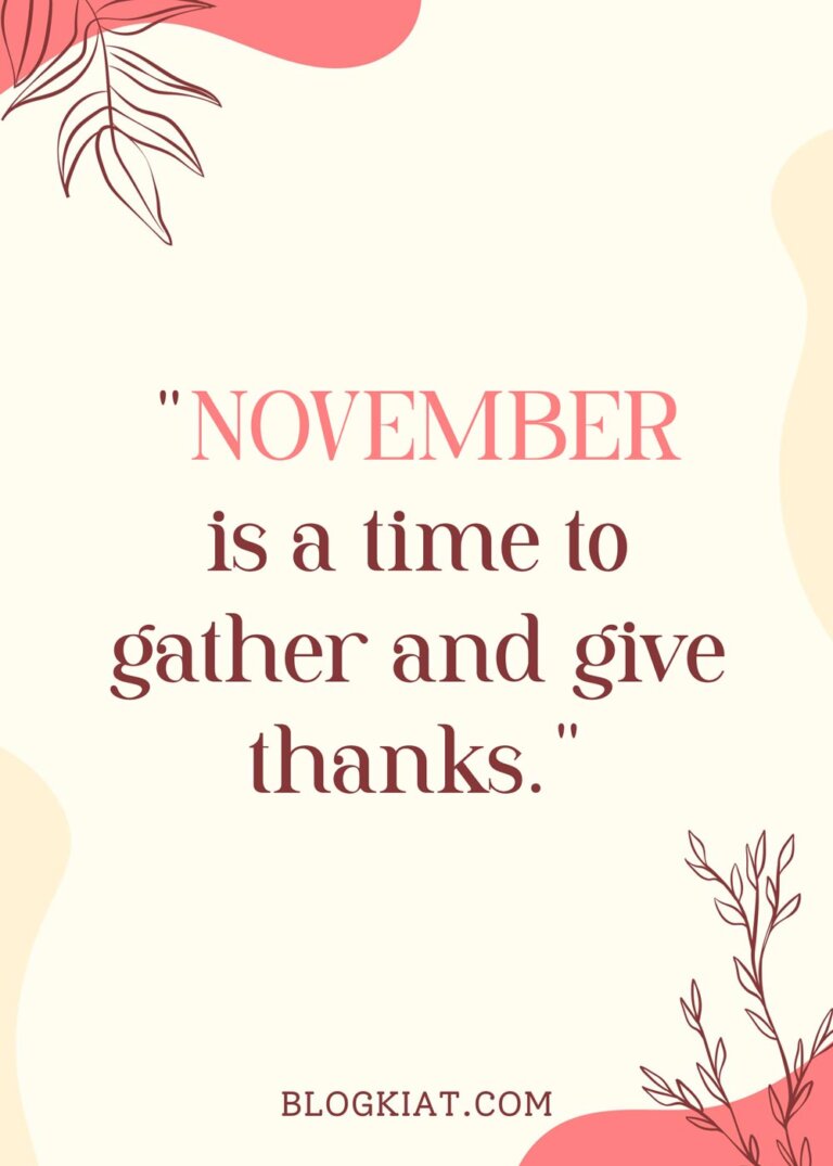 50+ Hello November Quotes to Keep You Motivated - Blogkiat