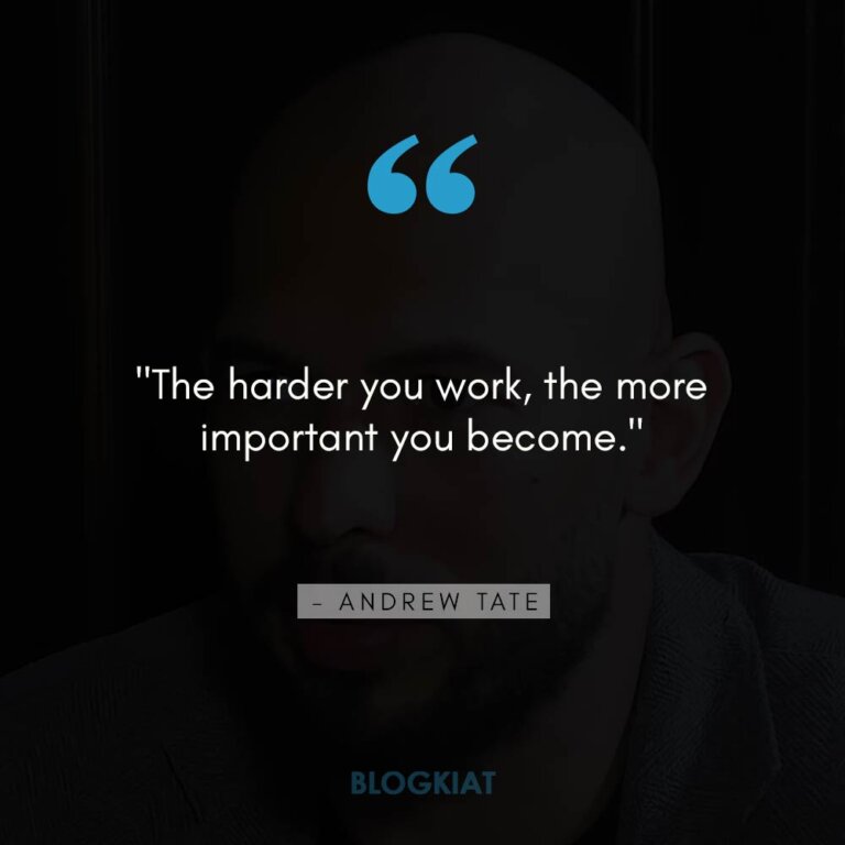 40 Andrew Tate Inspirational Quotes For Success - Blogkiat