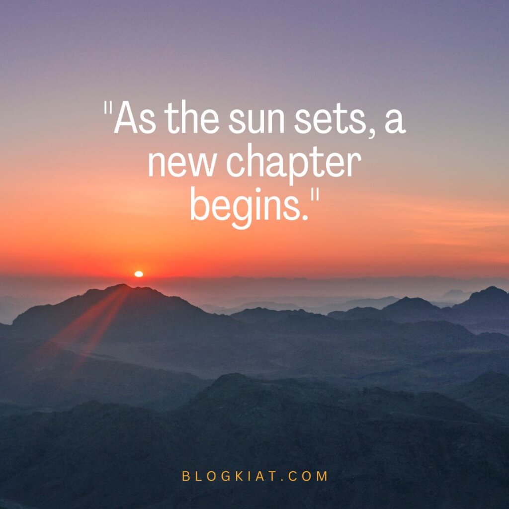 60 Sunset Quotes to Light Up Your Thoughts - Blogkiat