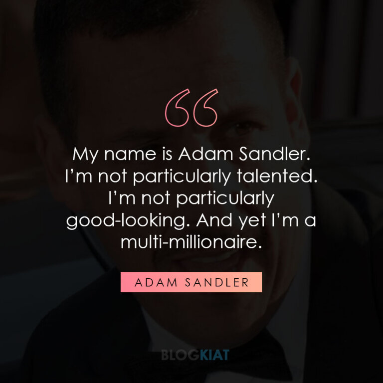40 Best Adam Sandler Quotes to Brighten Your Day - Blogkiat