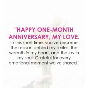 150 Happy 1 Month Anniversary Wishes for Your Love(2026)