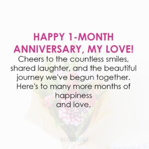 150 Happy 1 Month Anniversary Wishes for Your Love(2026)