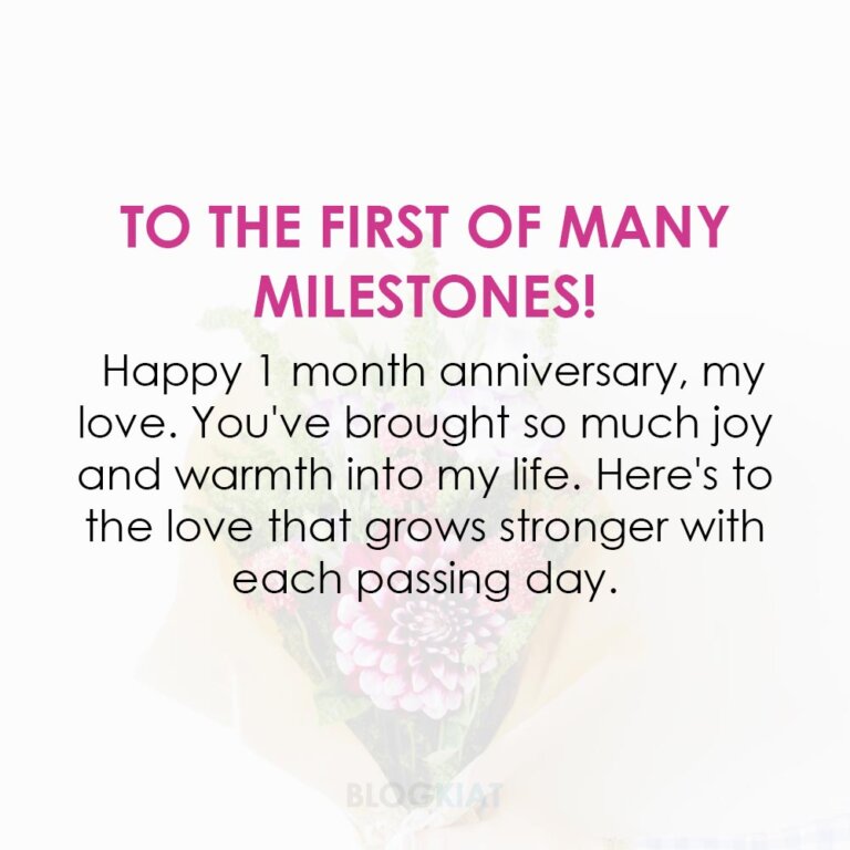 150 Happy 1 Month Anniversary Wishes for Your Love(2026)